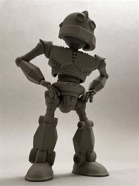 3d Printable Miny Iron Giant Robot • Made With Bambulab X1 Carbon・cults