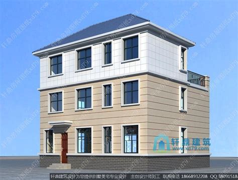 1211米三层自建房轩鼎房屋设计图 轩鼎房屋图纸