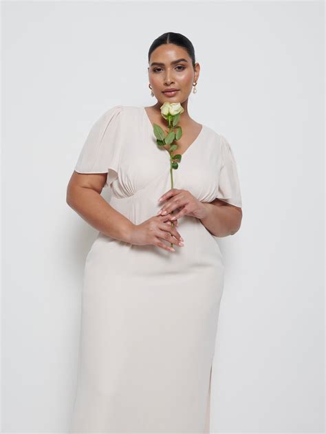 Edie Chiffon Maxi Bridesmaids Dress Olive Pretty Lavish