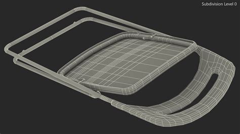 플라스틱 접는 의자 파란색 접힌 3d 모델 29 3ds Blend C4d Fbx Max Ma Lxo Obj Free3d