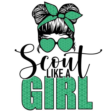 Scout Like A Girl Waterslide Decal Etsy