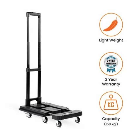 Corvids Aluminium Extendable Platform Trolley Hand Truck With Rotating