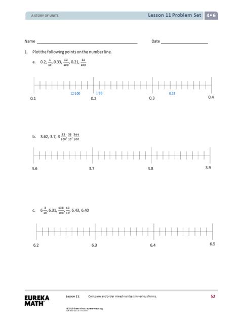 G4 M6 L11 Problem Set Pdf Division Mathematics