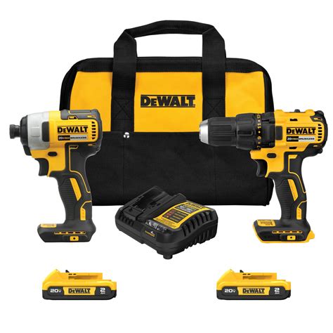 Dewalt Dck277d2 20v Max Bl Drill Impact Combo Kit Dewalt 20v Max Bl