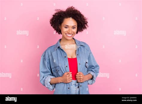 Photo Of Cheerful Pretty Candid African Lady Toothy Shiny Smile Wear