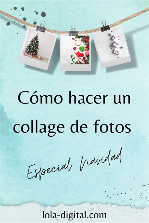 Cómo hacer un collage de fotos especial Navidad Place card holders