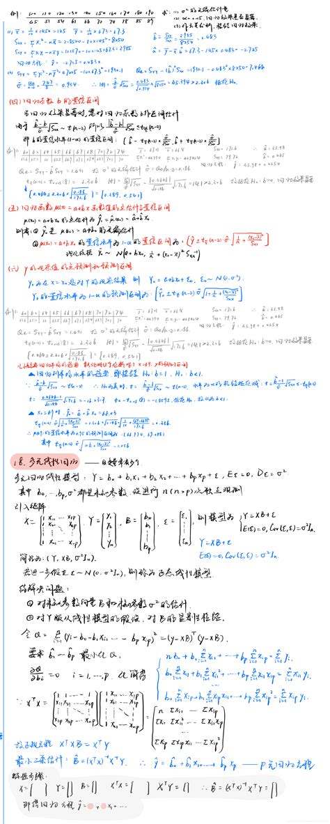 数理统计复习提纲and例题and资料大全下载（研究生）——点估计（最小方差无偏估计）、假设检验、方差分析、回归分析、正交试验 研究生数理统计151例题