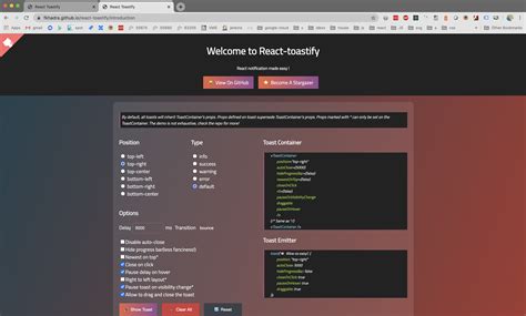 Documentation · Issue 489 · Fkhadrareact Toastify · Github