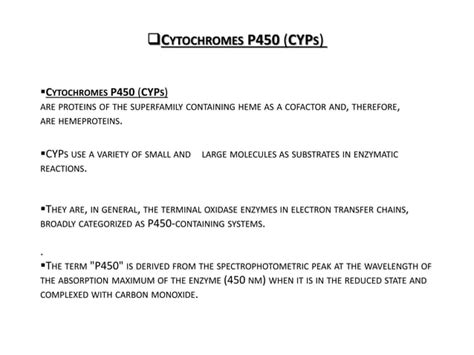 Cytochrome P450 Catalytic Cycle And Importance P450s In Humans Other