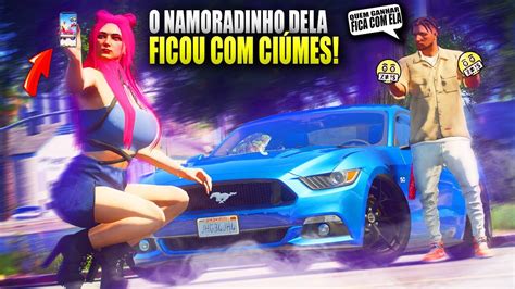 GTA V VIDA DE JOVEM A INTERESSEIRA VEIO EM MIM E O NAMORADINHO DELA