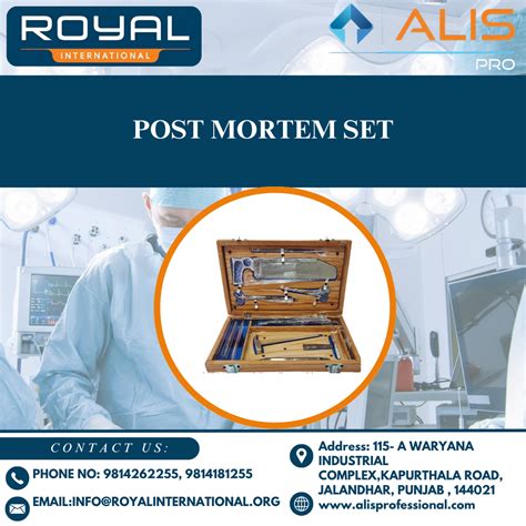 Post Mortem Set At Best Price In Jalandhar Punjab Royal International