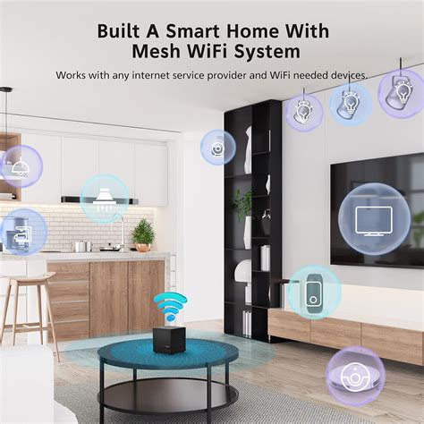 Whole Home Wifi System Dual Band Mesh Wifi System Ac1200 High Speed Seamless Roaming Wifi