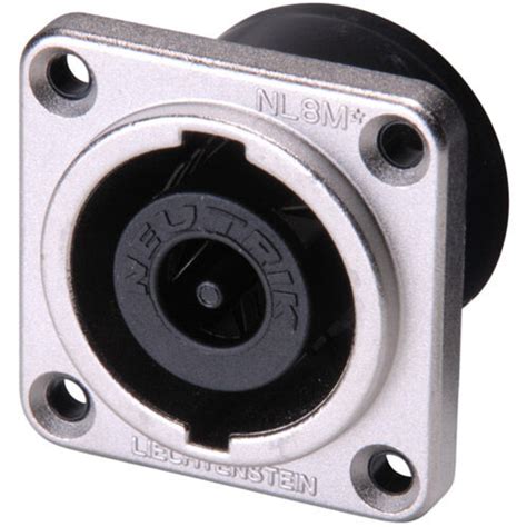 Neutrik NL8MPR speakON Connector 8 Pole Chassis Mount