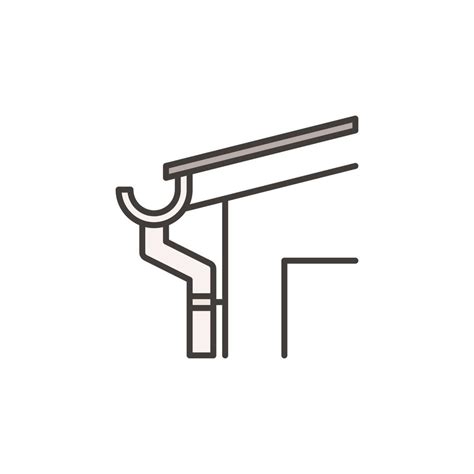 House Roof Gutter System Vector Concept Colored Icon 20413640 Vector Art At Vecteezy