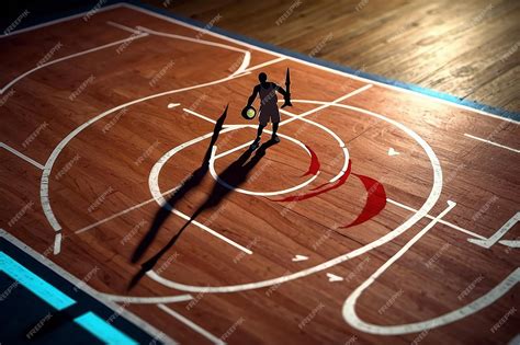 Premium Photo Strategy In Basketball With Tactics And Players Symbol Animation With Arrow