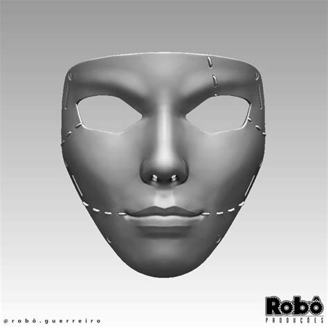 Roze Operator Mask Call Of Duty Modern Warfare Warzone 3d Model