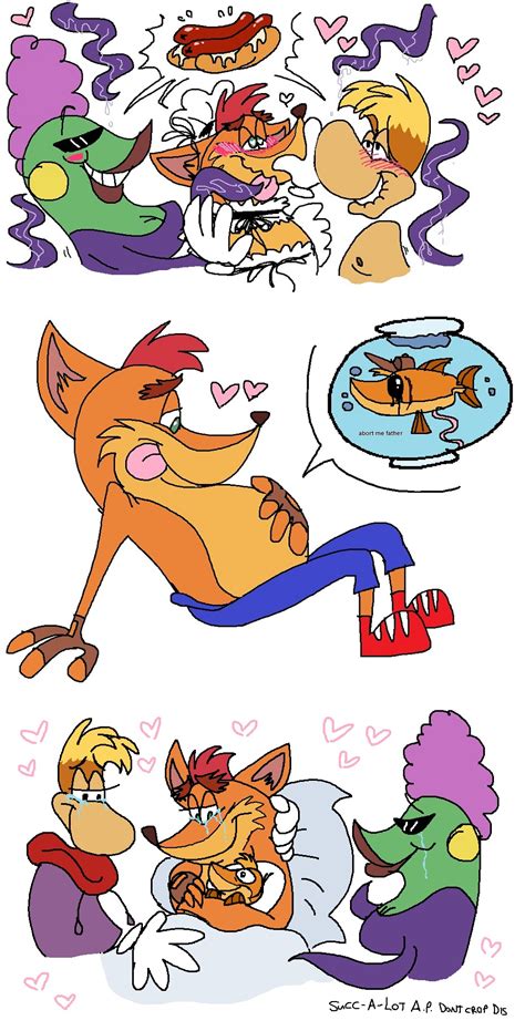 Rule 34 Anthro Cartoons Crash Series Crash Bandicoot Crossover