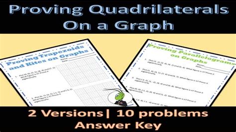 Classifying Quadrilaterals On Coordinate Plane Geometry Proof Classful