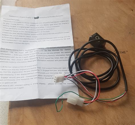 Gear Indicator Honda Cbr Xx Forum