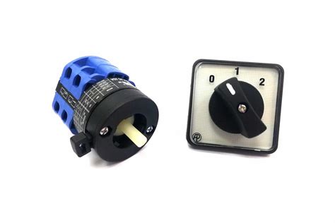 Rotary Switch 3 Position 0 1 2 20amps 2pole Model C088 Auspicious