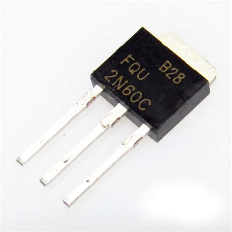 Transistor Mosfet FQU2N60C TO-251-3 (PTH) | Achei Componentes