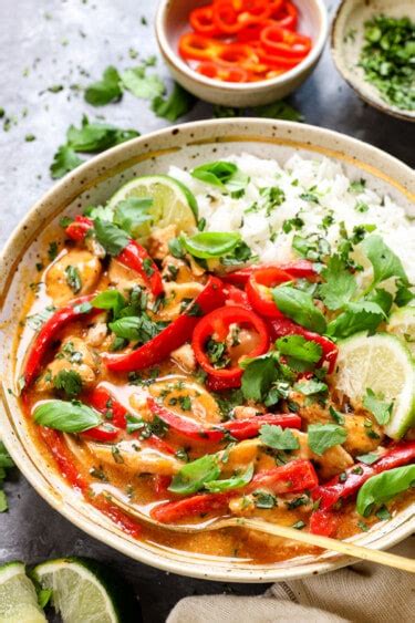 Chicken Panang Curry 30 Minutes Carlsbad Cravings