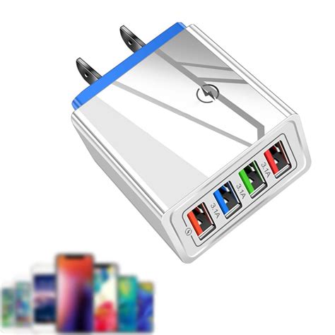 Car Accessories Wall Mounted Mobile Phone Charger Portable Fast Charger