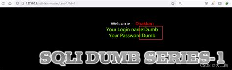 Sql Labs Sql注入平台 第1关less 1 Get Error Based Single Quotes String