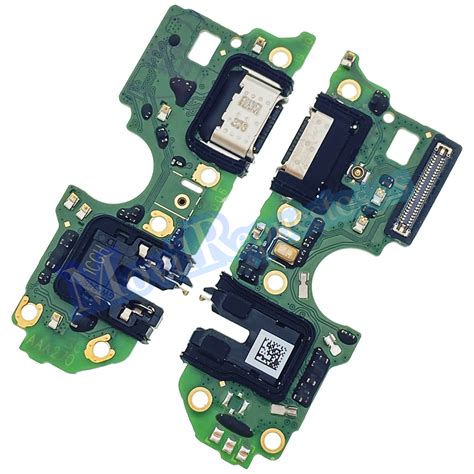 placa de conector de carga usb tipo c con micrófono y jack de audio