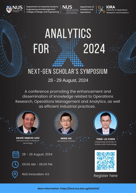 Analytics For X 2024 Iora Institute Of Operations Research And