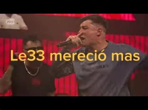 LE33 MERECIÓ MÁS VOTANDO FMS ESPAÑA J1 Blon vs Le33 YouTube