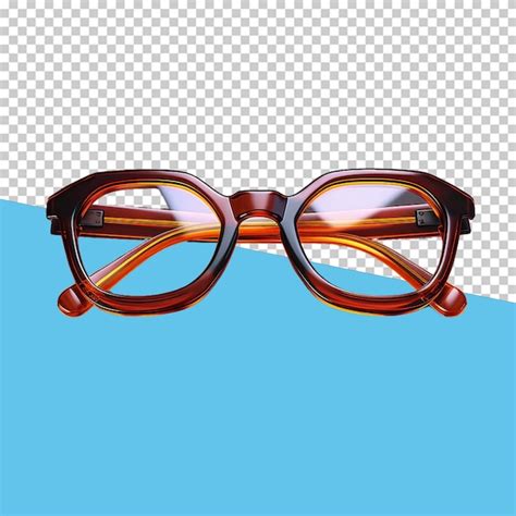 Anteojos Objeto Aislado Fondo Transparente Archivo PSD Premium