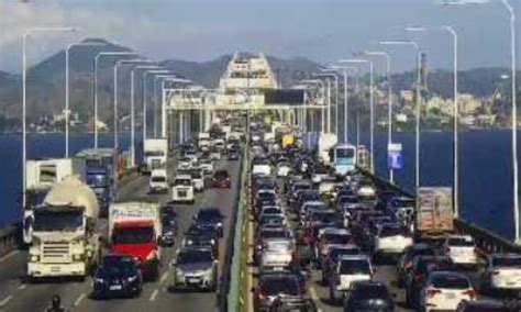 Acidente Na Ponte Fecha Uma Das Faixas No Sentido Niterói Enfoco O
