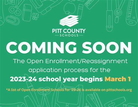 Pitt County Schools ️the Pitt County Schools Open Enrollment