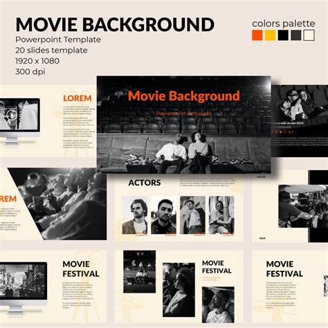 Movie Powerpoint Templates Bundle Masterbundles