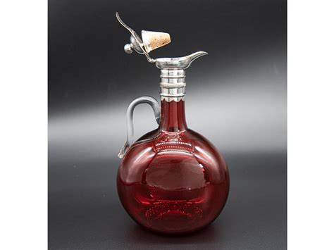 Ruby Glass Decanter £185 Pelmont Home Antiques