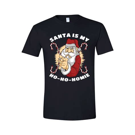 Santa Is My Homie Tee Shirt Design Tshirt Factory
