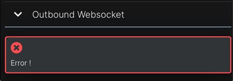 shelly handt plus outbound websocket error configuration home