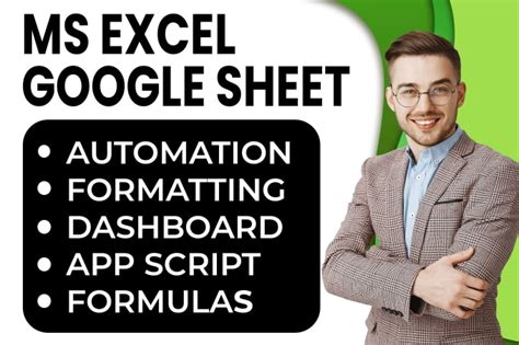 Do Excel Vba Macro Formula Automation Dashboard And Google