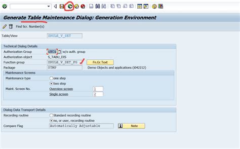 Customizing Maintenance View Screen Sapcodes