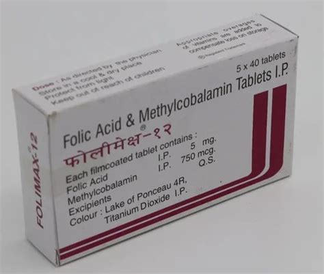 Folimax 12 Tablet At ₹ 45stripe Folic Acid Capsule In Ahmedabad Id