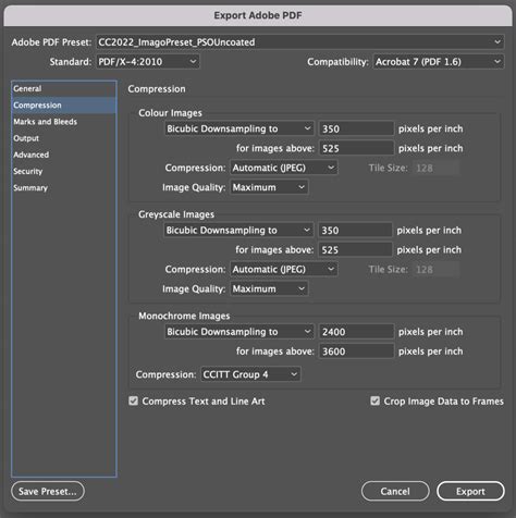How To Export Files Using Adobe InDesign Visual Guide Imago
