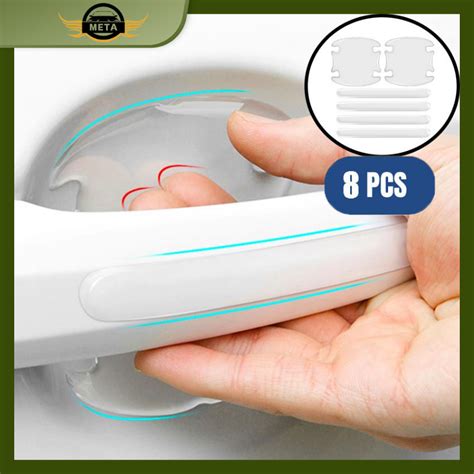 Jual Meta 8pcs Stiker Handle Pintu Mobil Pelindung Gagang Pintu Mobil
