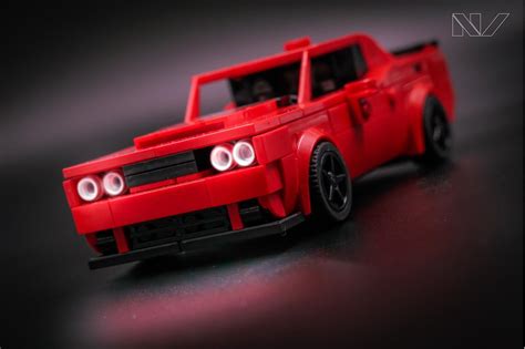 Lego Moc Dodge Challenger Demon By Nv Carmocs Rebrickable Build