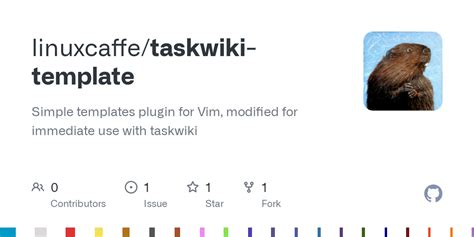 github linuxcaffe taskwiki template simple templates plugin for vim