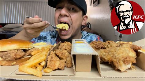 Asmr Kfc Bbq Chicken Sandwich Youtube