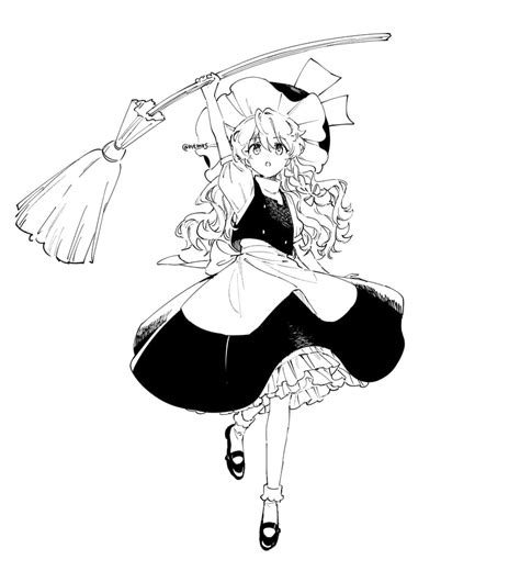 Kirisame Marisa Touhou Drawn By Natsume Menthol Danbooru