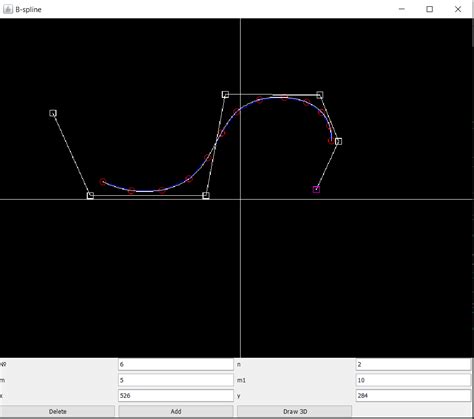 Github Danillo Graphics Simple D App Which Gets Object By Rotation Of B Spline User Can