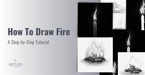 How To Draw Fire A Step By Step Art Tutorial Artlex