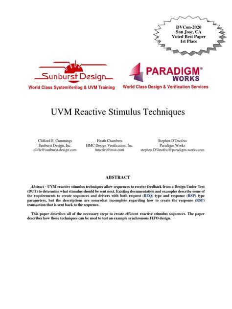 Cummingsdvcon2020 Uvm Reactivestimulus Pdf